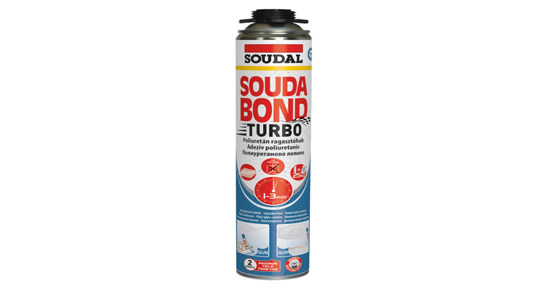 Soudabond Turbo Ragasztóhab 750ml - Soudal termékek - Csavardiszkont ...