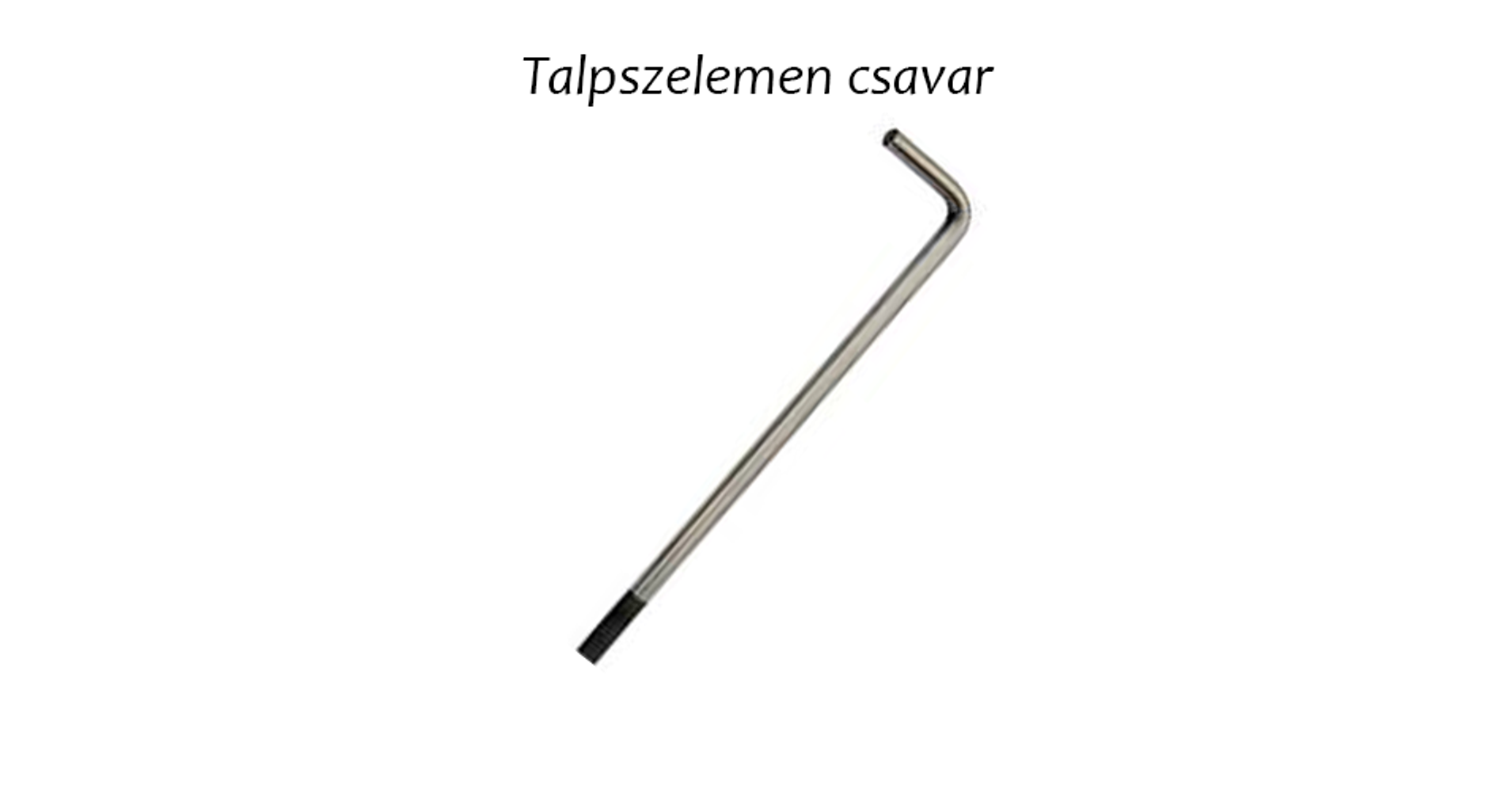 Talpszelemen csavar natur M16x450mm (hajlitásig 350mm) - Talpszelemen ...