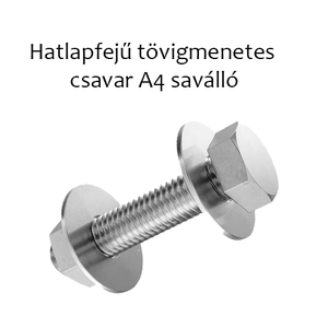 Hatlapfejű metrikus csavarok